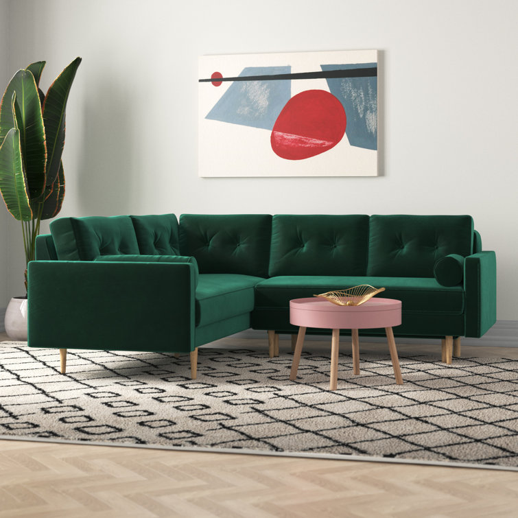 Wade Logan Ariane Sleeper Corner Sofa Bed Reviews Wayfair